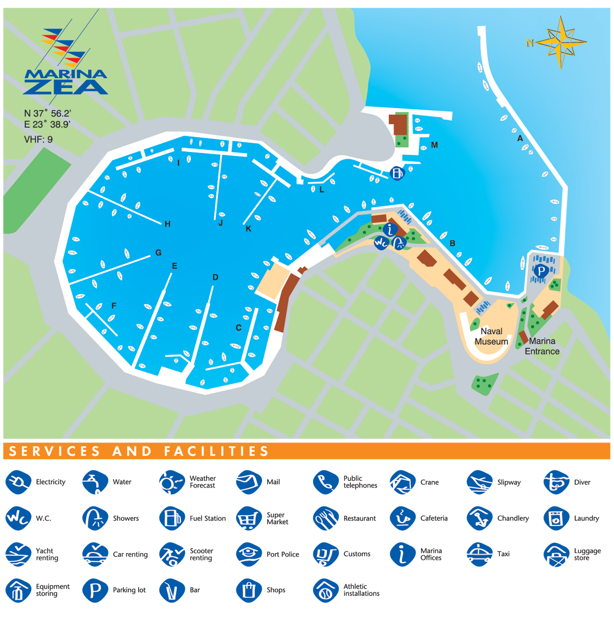 Zea | Marina Berth Booking and Information | Sammyacht.com